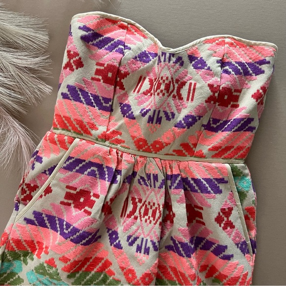 Judith March | Dresses | Judith March Multi Colored Embroidered ...